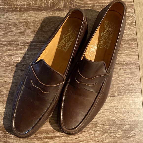 Salvatore Ferragamo | Shoes | Ferragamo Mens Leather Penny Loafer | Poshmark